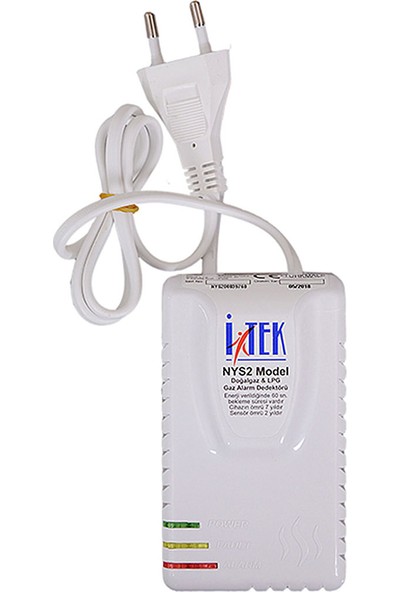 Itek Nys-2 Gaz Alarm Dedektörü