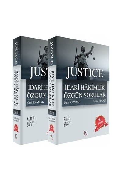 Justice İdari Hakimlik Özgün Sorular (2 Cilt Takım)