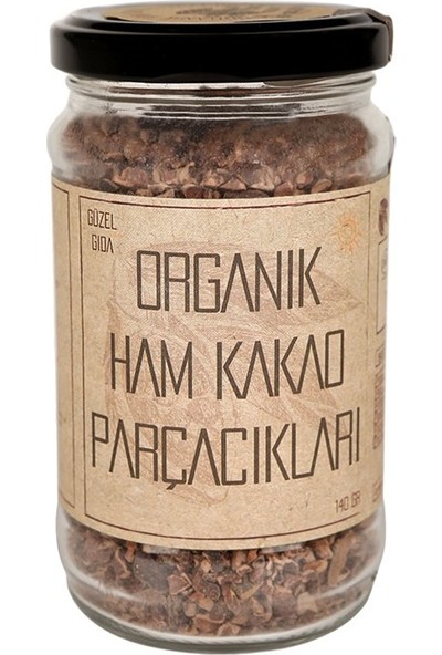 Güzel Ada Gıda Organik Kakao Parçacıkları 140 gr Güzel Ada Gıda Organik Kakao Parçacıkları 140 gr