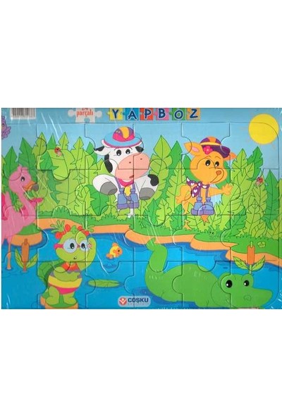 Coşku Yayınları Puzzle Minik Kalpler - 24 Parça Coşku Yayınları Puzzle Minik Kalpler - 24 Parça
