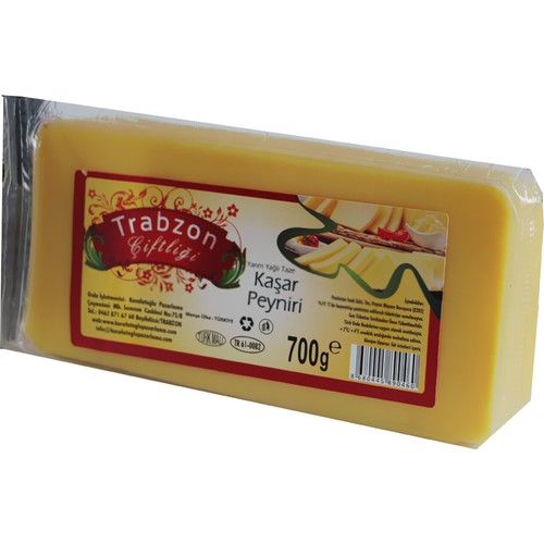Trabzon Çiftliği Kaşar Peyniri 700 gr Fiyatı - Taksit Seçenekleri