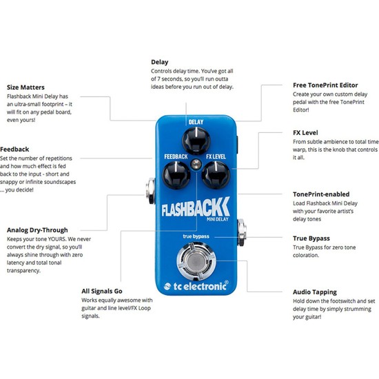Tc Electronic Toneprint Flashback Pedal Fiyatı - Taksit Seçenekleri