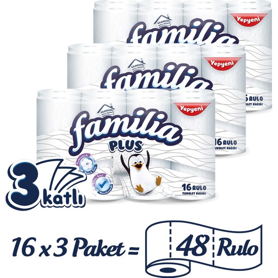 Familia Plus Tuvalet Kağıdı Jumbo Paket 48 Rulo Fiyatı