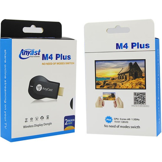 AnyCast M4 Plus Full HD Android iOS Uyumlu Kablosuz HDMI Ses Fiyatı