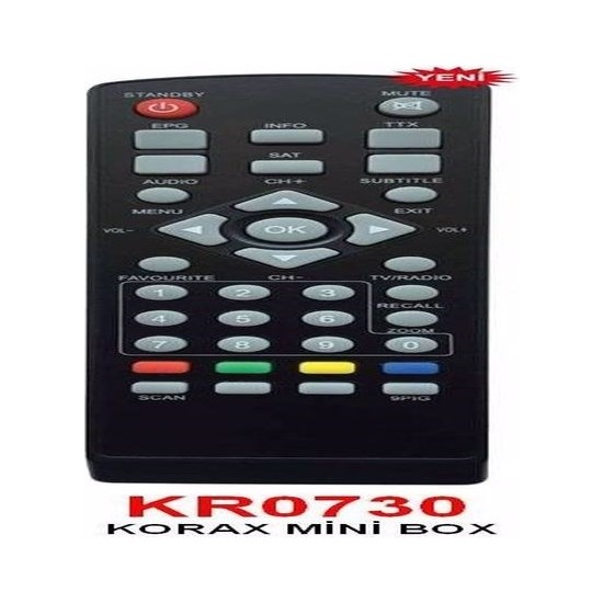 Swat Uydu Kumandası Korax Mını Box Uydu Kumandası KR0730 Fiyatı