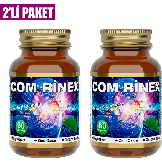 Com Rinex 60 Kapsül | 2 'li Fiyatı - Taksit Seçenekleri