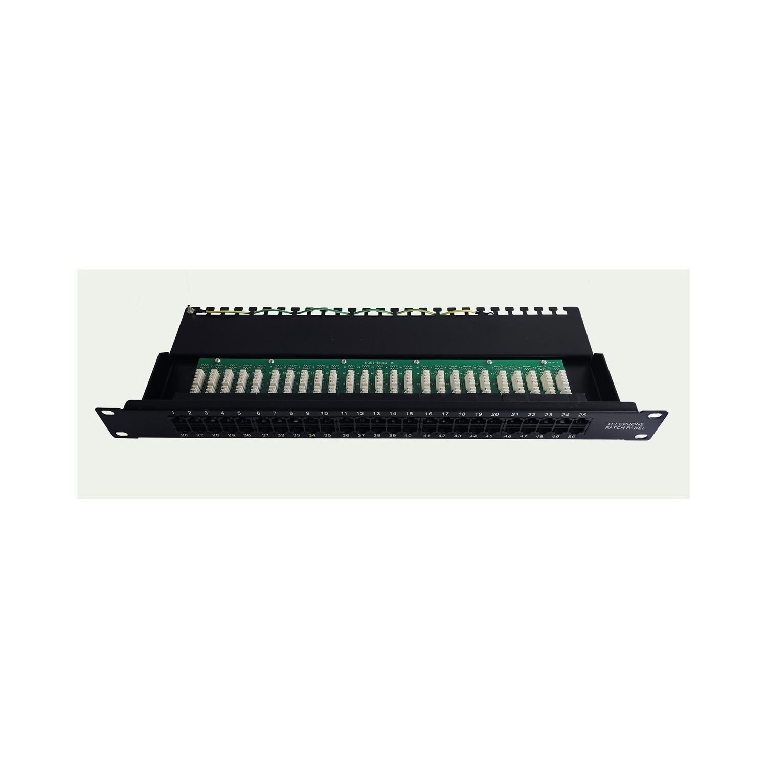 Beek 50 port CAT 3 ISDN Patch Panel, zırhsız, 8P4C, LSA, 1U, Fiyatı