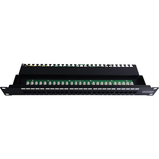 Beek 25 port CAT 3 ISDN Patch Panel, zırhsız, 8P4C, LSA, 1U, Fiyatı