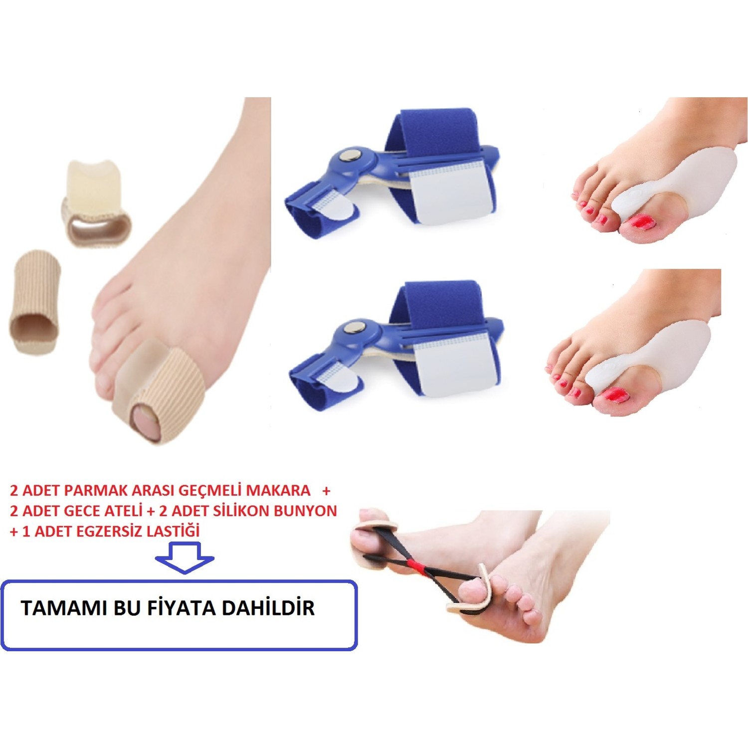 Silimo Gece Ateli Hallux Düzeltici Ayak Baş Parmak Kemiği Fiyatı