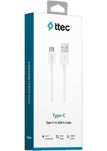 Ttec Type-C Şarj Kablosu Beyaz Fiyatı - Taksit Seçenekleri