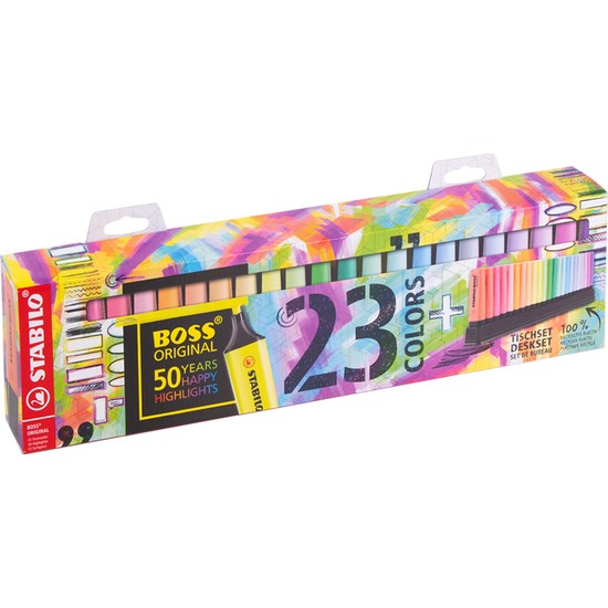Stabilo Boss Fosforlu Kalem Original 23 Lü Set 7023-01-5 Fiyatı
