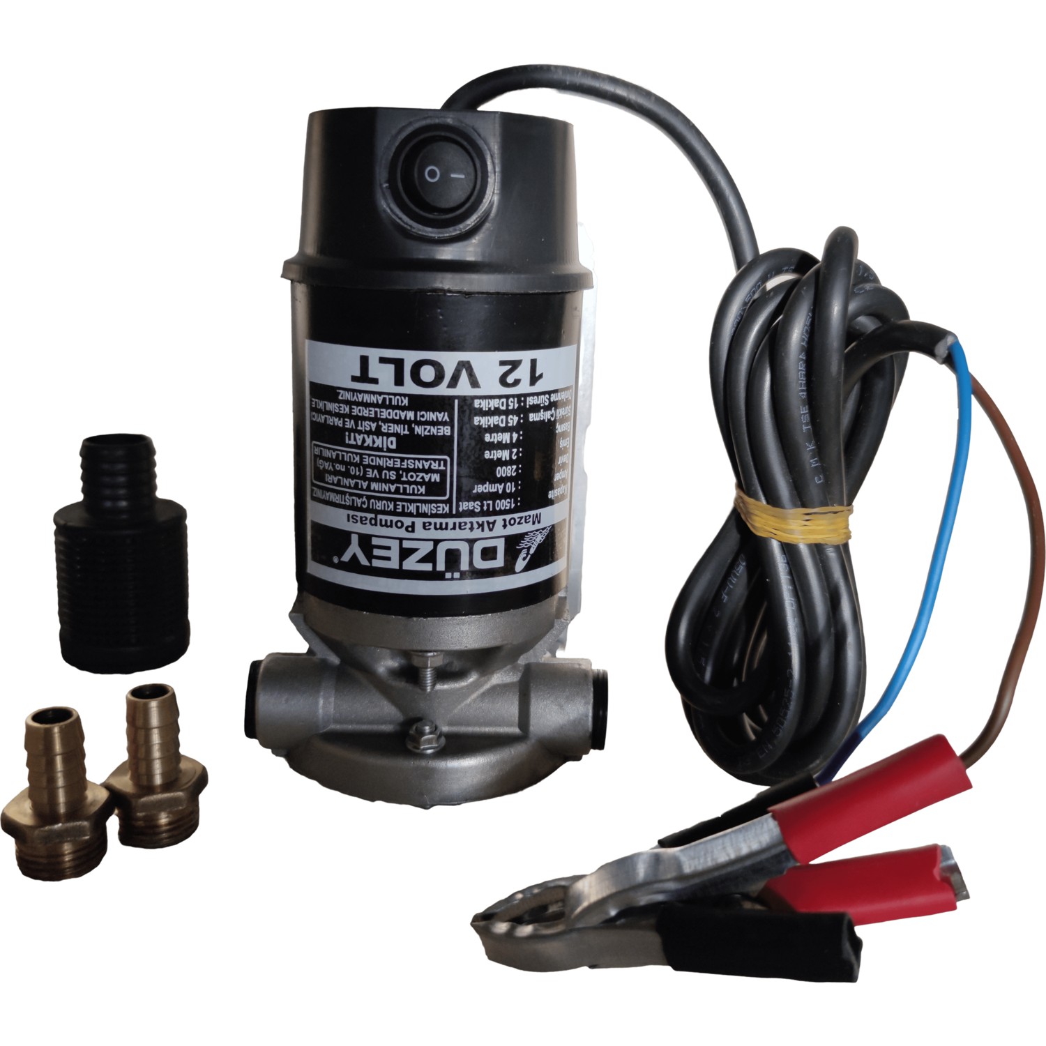 Düzey Pompa Düzey 12 Volt Dıştan Çekme Sıvı Transfer Pompası Fiyatı