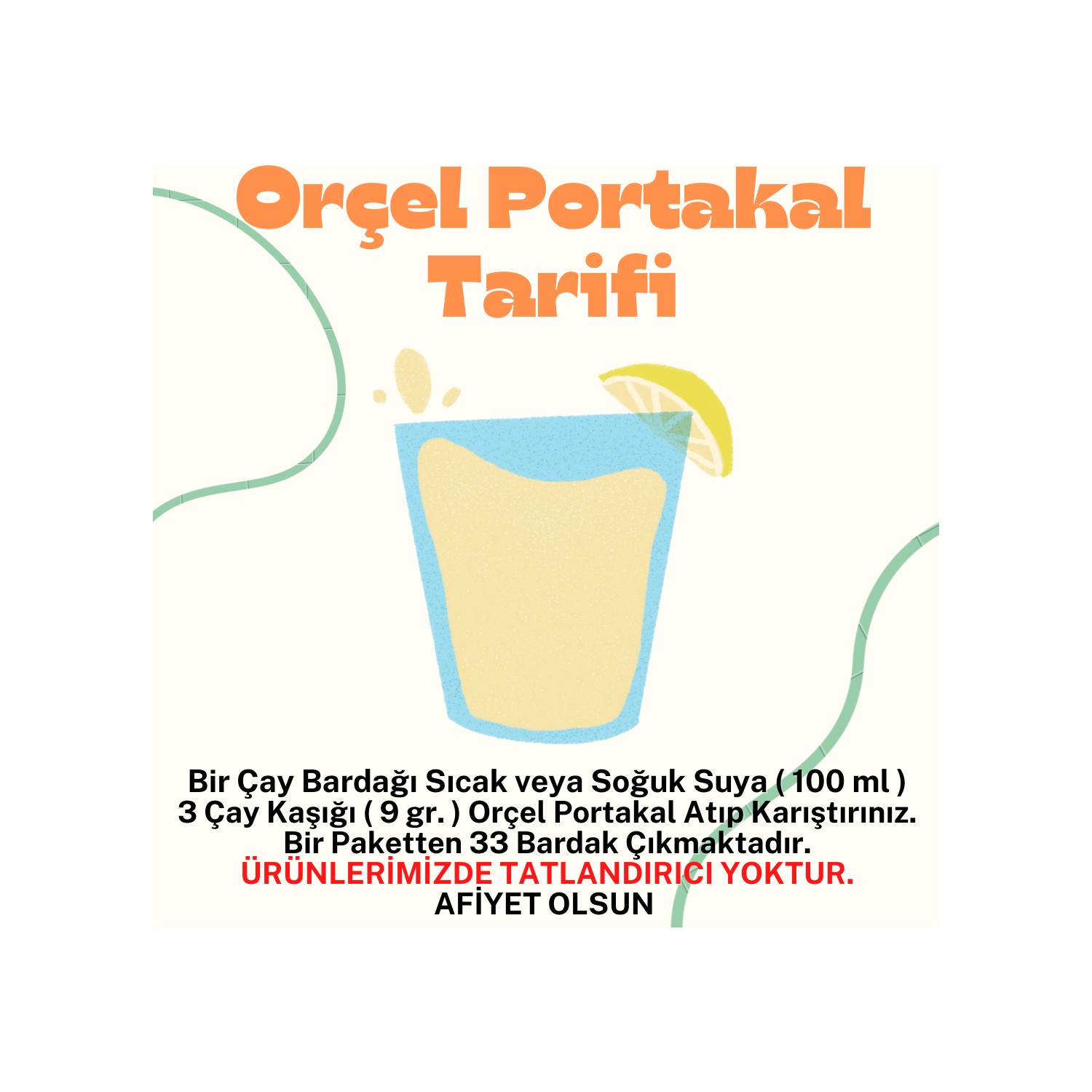 Orçel Portakal Aromalı İçecek Tozu Oralet 4 x 300 gr Fiyatı