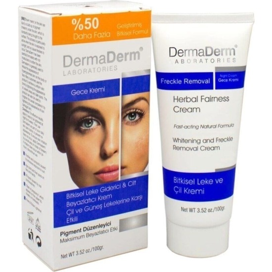 Dermaderm Cilt Beyazlatıcı Gece Kremi 100 gr Fiyatı