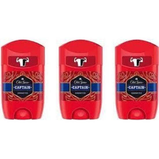 Old Spice Roll-On ve Stick Captain 50 ml X3 Lü Fiyatı
