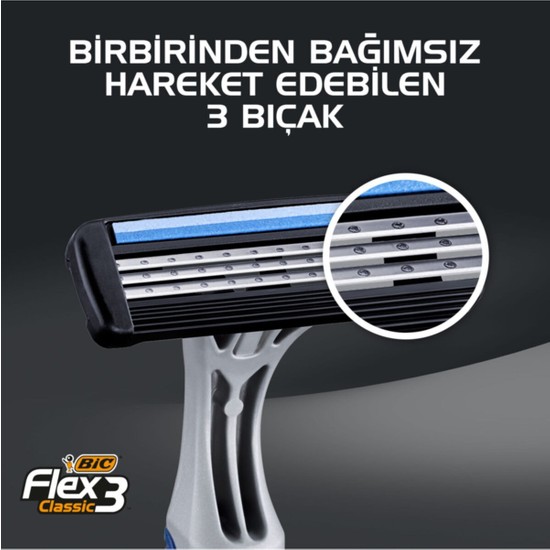 Bic Flex 3 Classic 3 Bıçaklı Tıraş Bıçağı 5 Adet 153 010 Fiyatı