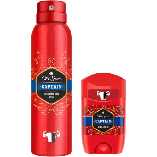 Old Spice Captain Deodorant 150 ml + Deo Stick 50 ml Fiyatı