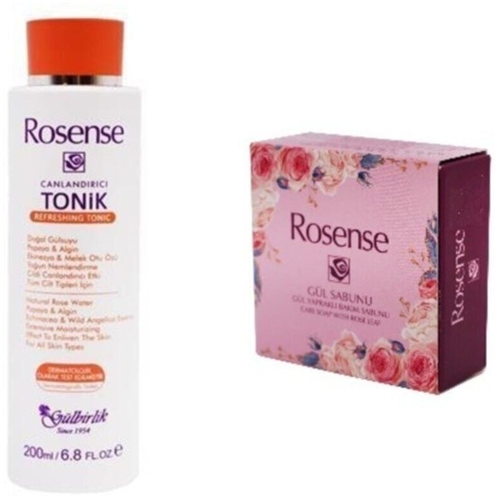 Rosense 2'li Set Canlandırıcı Tonik+ Gül Yapraklı Bakım Fiyatı
