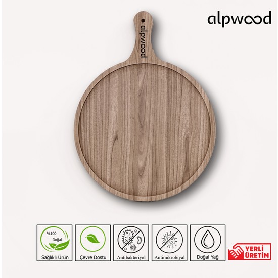 Alp Wood Pizza Sunum Tahtası Fiyatı - Taksit Seçenekleri