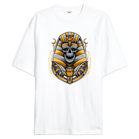 Tisho Egypt Skull Oversize Unisex Tişört Fiyatı