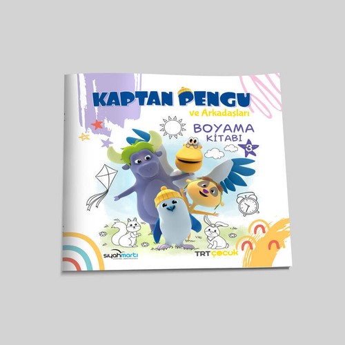Kaptan Pengu ve Arkadaşları Boyama Kitabı - Refika Nur Kitabı