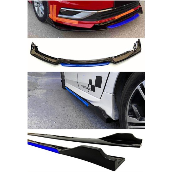 Omg Oto Subaru Outback 1999-2003 Mavi Şeritli Ön Lip ve Yan Fiyatı