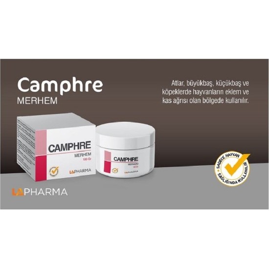Lapharma Camphre Merhem Hayvanlarda Eklem ve Kas Ağrıları Fiyatı