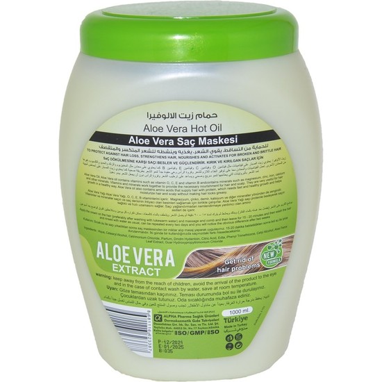 Alpha Aloe Vera Saç Makesi 1000 ml Fiyatı - Taksit Seçenekleri