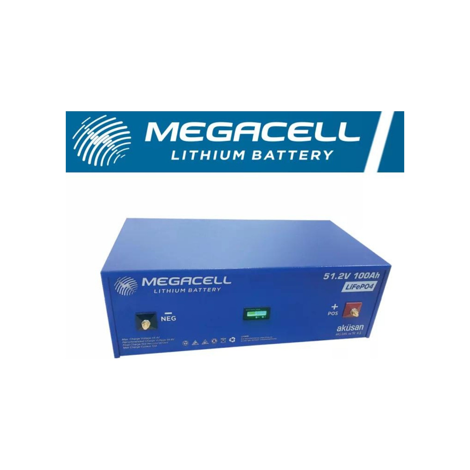 Megacell 48 V Volt 100A Amber Lifepo4 Akü Fiyatı