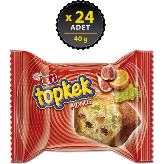 Eti Topkek Meyveli Kek 40 g x 24 Adet - OnuAl Fiyat Arşivi