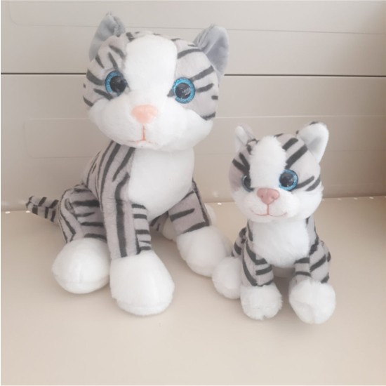 Selay Toys Mutluçocuk Peluş Kedi ve Yavrusu 28 cm + 15 cm Fiyatı