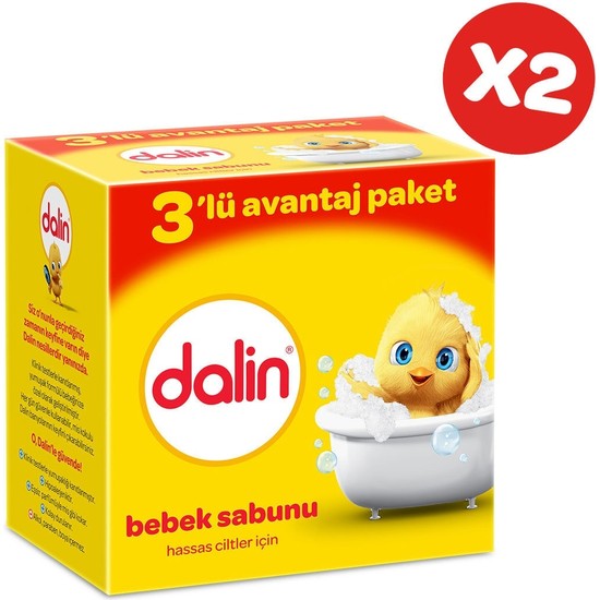 Dalin 3X100 gr Bebe Sabun 2'li Set Fiyatı - Taksit Seçenekleri