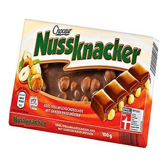 Choceur Nussknacker Tüm Fındıklı Alman Çikolatası 5 x 100 gr Fiyatı