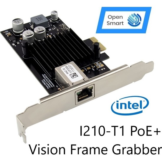 Intel I210AT Single Port 1gbe Poe+ Vision Frame Grabber Nic Fiyatı
