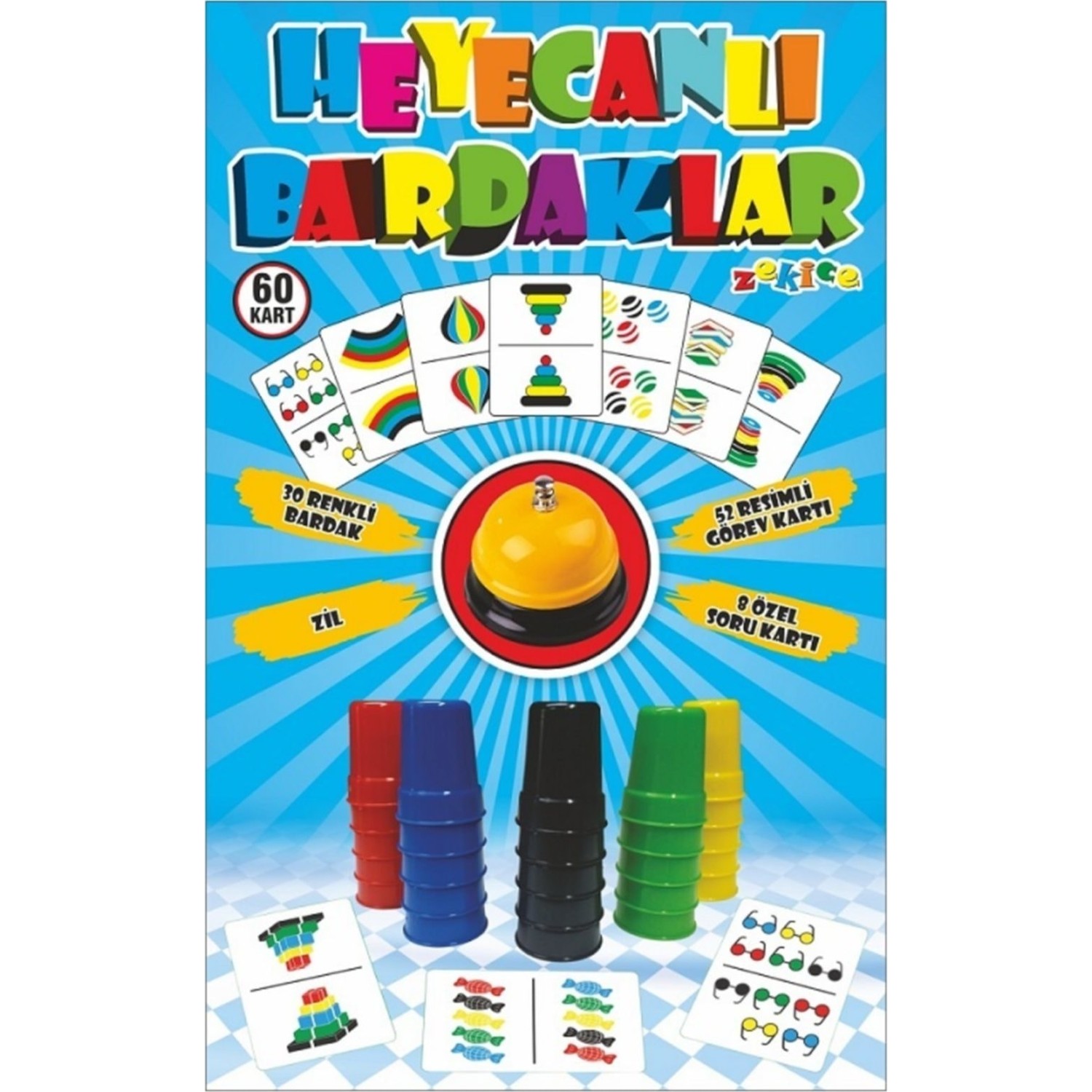 Zekice Heyecanlı Bardaklar Zeka Oyunu Fiyatı - Taksit Seçenekleri