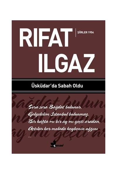 Üsküdar'Da Sabah Oldu-Rıfat Ilgaz Üsküdar'Da Sabah Oldu-Rıfat Ilgaz