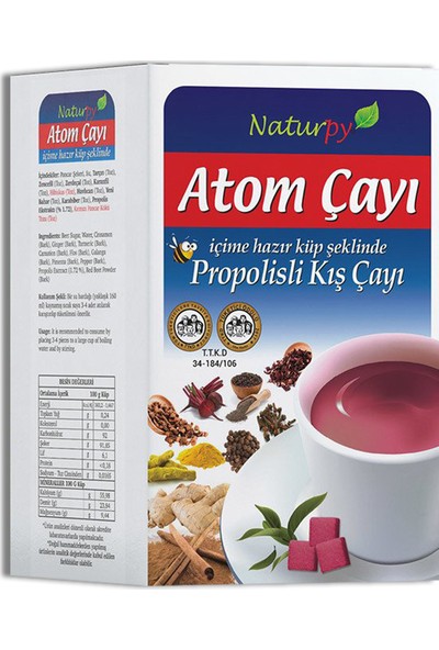 Naturpy Propolisli Atom Çayı 150 gr