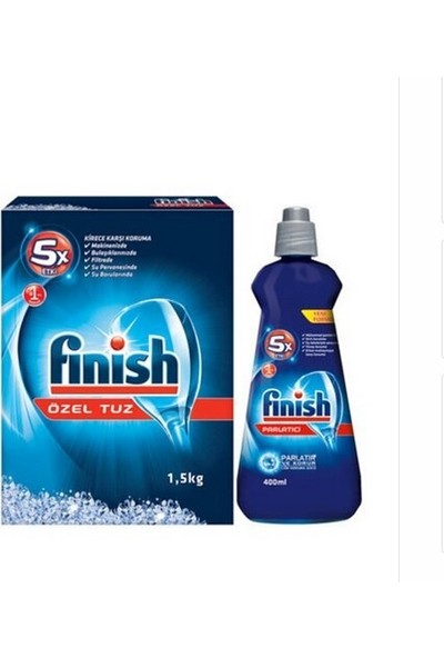 Finish Parlatıcı 250 Ml+ Finish Tuz 1.5 kg