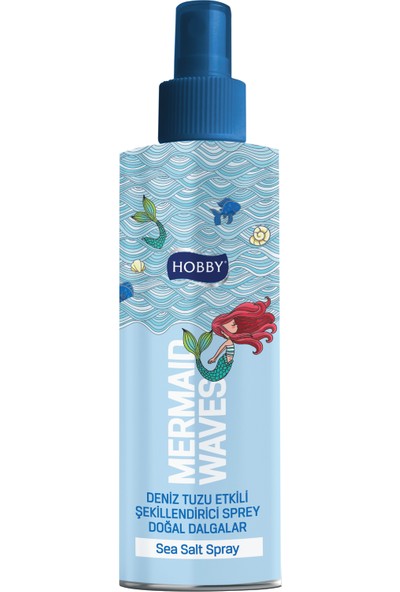 Hobby Mermaid Deniz Tuzu Saç Spreyi 250ml Hobby Mermaid Deniz Tuzu Saç Spreyi 250ml
