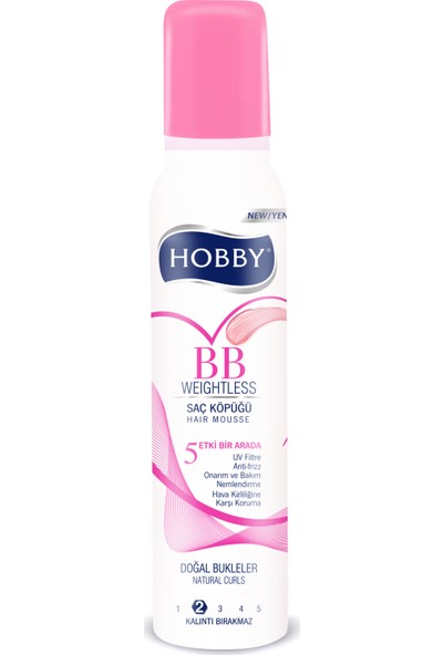 Hobby BB Onarıcı Etkili Saç Köpüğü 150 ml