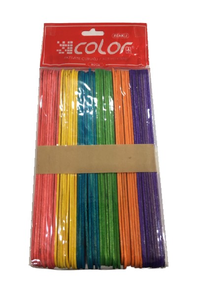 Colorbank Abeslang Aktivite Çubuğu 17MMX15CM 6 Renkli 50'li Colorbank Abeslang Aktivite Çubuğu 17MMX15CM 6 Renkli 50'li