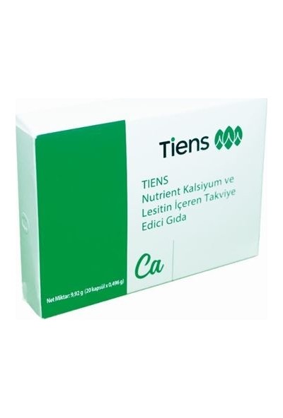 Tiens Kalsiyum Lesitin Içeren Takviye Edici Gıda Tiens Kalsiyum Lesitin Içeren Takviye Edici Gıda