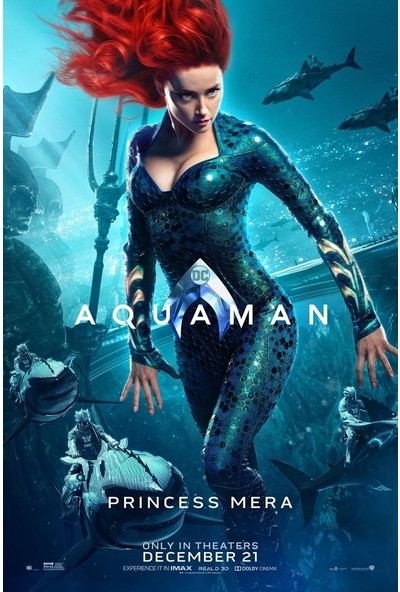Amerikan BR Aquaman (2018) L Poster