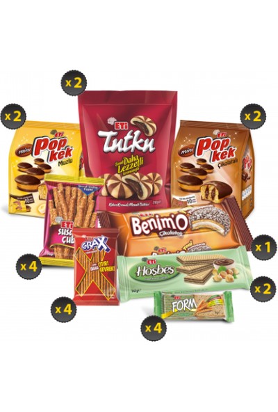 Eti Ofis Atıştırmalık Paketi