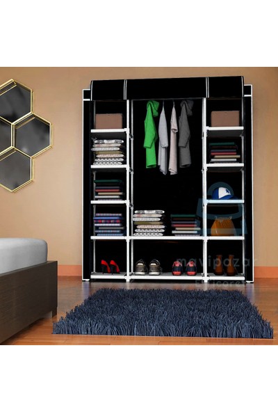 Mavi Pazar Türkiyenin En Kaliteli Bez Dolabı Siyah Yeni Çift Yandan Raflı Mavi Pazar Türkiyenin En Kaliteli Bez Dolabı Siyah Yeni Çift Yandan Raflı