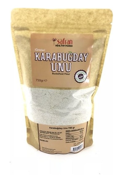 Safran Karabuğday Unu (Greçka) 750 gr