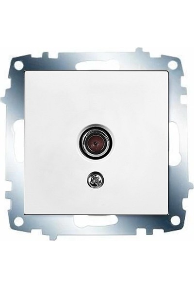 Viko Karre Beyaz Tv Geçişli 8db Mekanizma