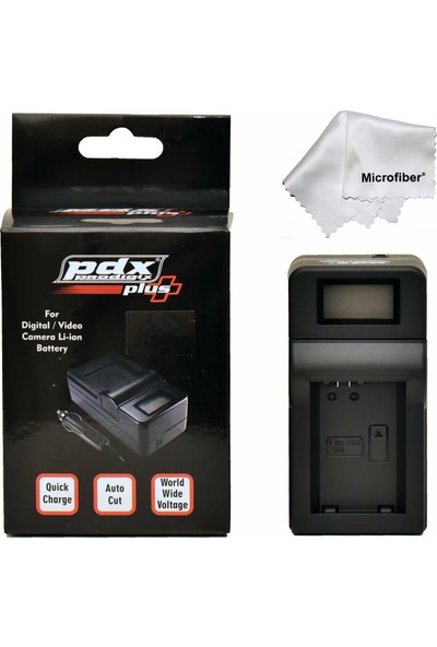 Pdx Sony Fw-50 Bataryalar İçin LED Göstergeli Şarj Cihazı Aleti - Sony A7 A7R A7R Iı A3000 A5000 A5100 A6000 A63000 A6500