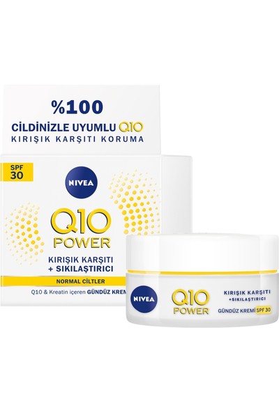 Nivea Q10 Power Spf 30 Kırışık Karşıtı Gündüz Kremi 50 ml