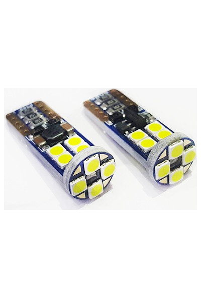 FEMEX T10 3030 Chip 12Ledli 650Lumen Turuncu Led Ampul Aktif Canbus FEMEX T10 3030 Chip 12Ledli 650Lumen Turuncu Led Ampul Aktif Canbus